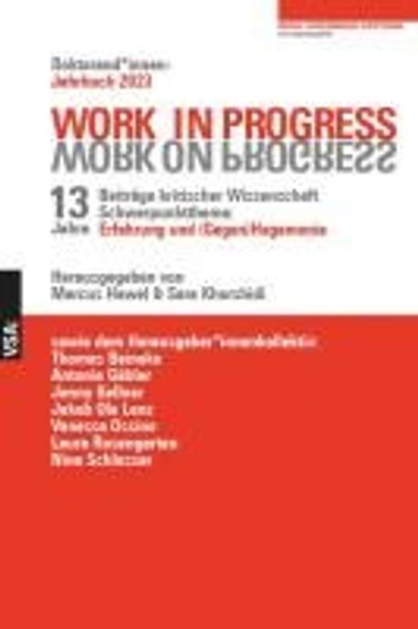 WORK IN PROGRESS. WORK ON PROGRESS. | Hennig, Markus - 교보문고
