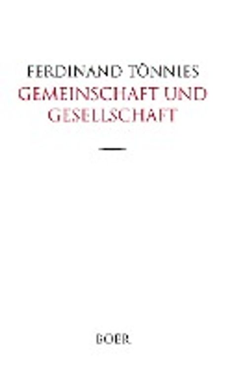 Gemeinschaft und Gesellschaft | Toennies, Ferdinand - 교보문고