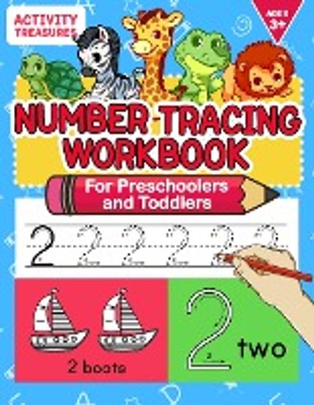 Number Tracing Workbook For Preschoolers And Toddlers | Treasures, Activity - 교보문고