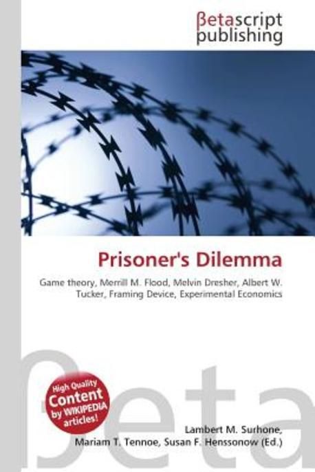 Prisoner's Dilemma | Surhone, Lambert M. - 교보문고