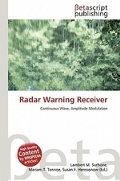 Radar Warning Receiver | Surhone, Lambert M. - 교보문고