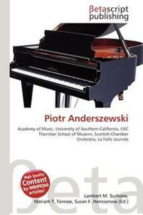 Piotr Anderszewski | Surhone, Lambert M. - 교보문고