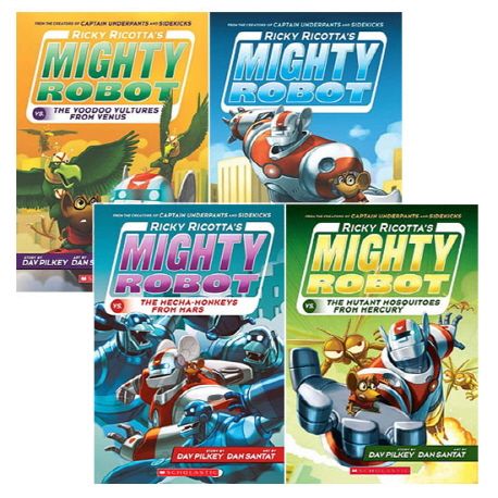 Ricky Ricottas Mighty Robot 세트 | Dav Pilkey - 교보문고