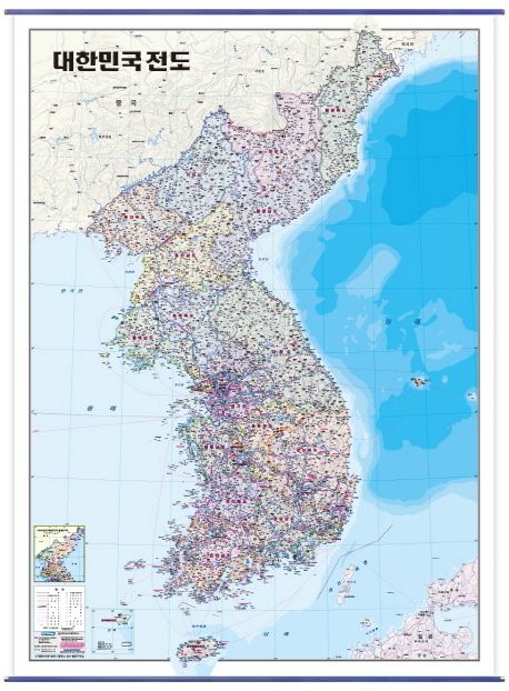 대한민국전도(행정)(코팅표구 걸이용)(108 78) | 성지문화사 편집부 - 교보문고