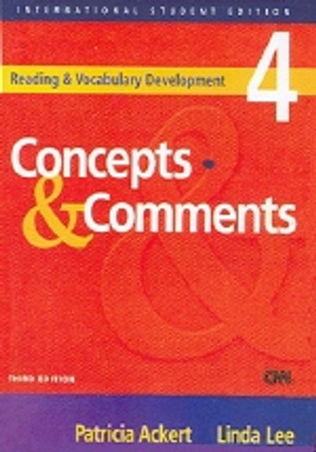 Concepts & Comments 4 (TAPE) | PATRICIA ACKERT - 교보문고