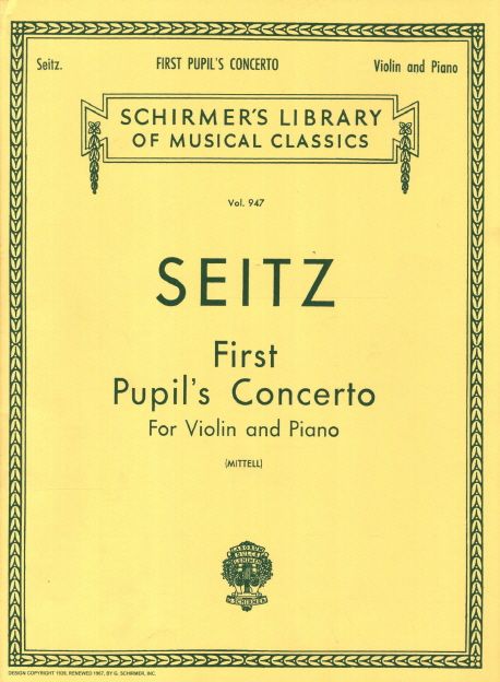 Seitz Violin Pupil's Concerto No 1 In D | Friedrich Seitz - 교보문고