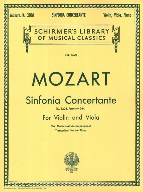 Mozart : Violin Sinfonia Concertante | Wolfgang Amadeus Mozart - 교보문고