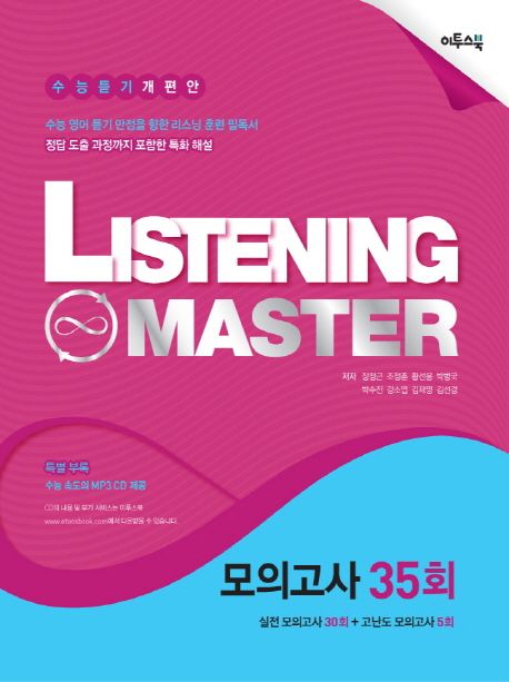 Listening Master(리스닝 마스터) 모의고사 35회 | 이투스북 편집부 - 교보문고