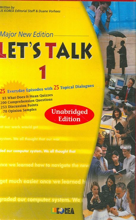 Let's Talk 1 (Major New Edition) | 리스코리아 편집부 - 교보문고