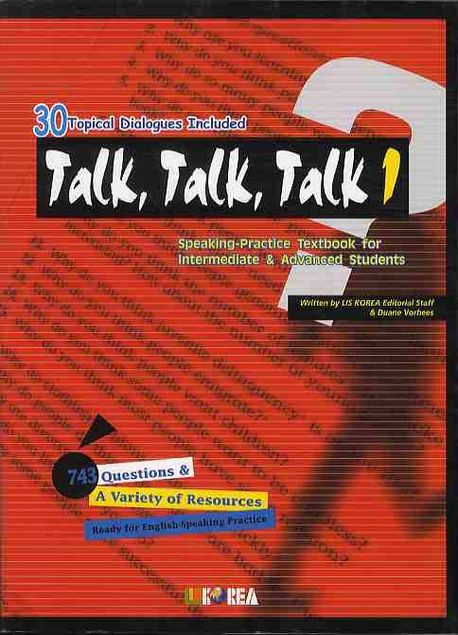 Talk Talk Talk 1.(S/B) | 리스코리아 편집부 - 교보문고