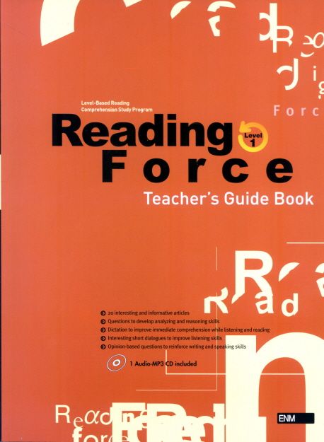 READING FORCE LEVEL 1(TEACHER S GUIDE BOOK) | READING FORCE 편집부 - 교보문고