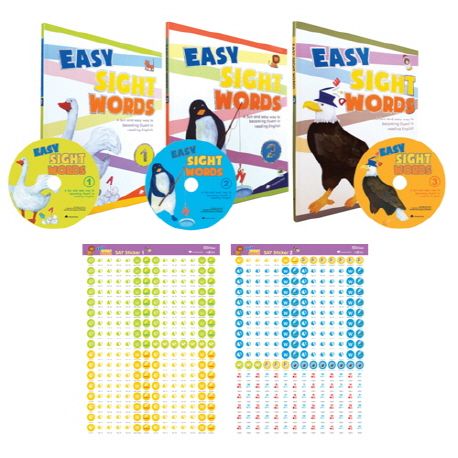 Easy Sight Words 세트 | 위즈덤트리영어교육연구소 - 교보문고