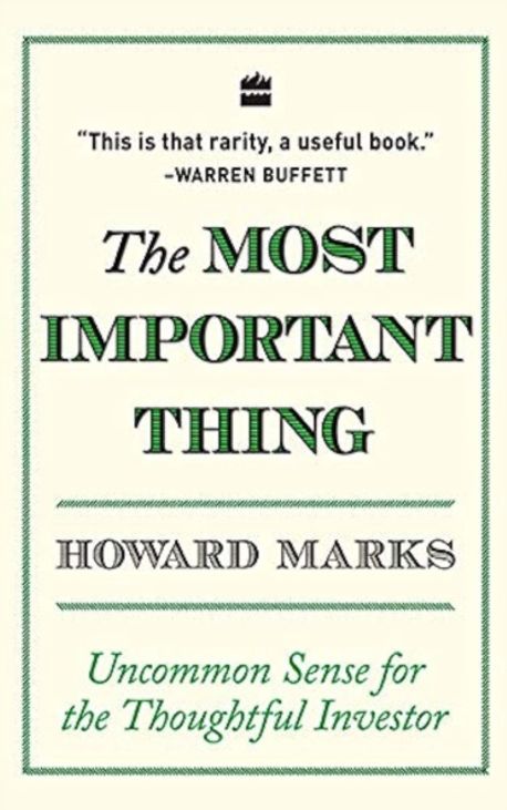 The Most Important Thing | Howard Marks - 교보문고