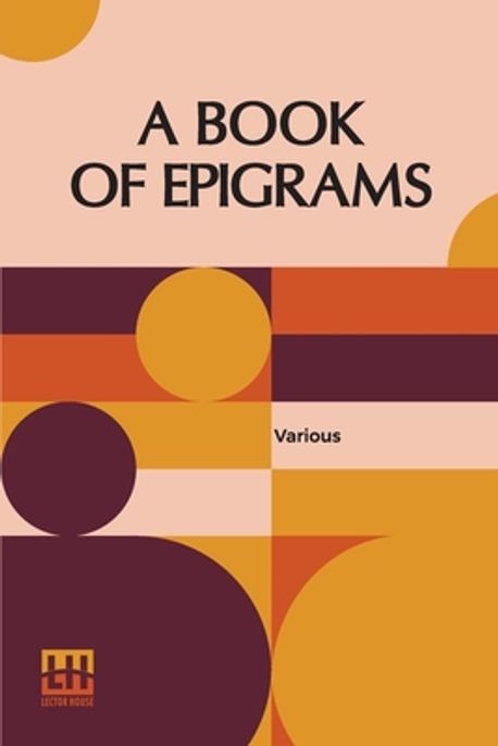 A Book Of Epigrams | Various - 교보문고