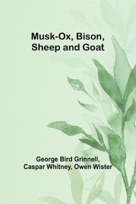 Musk-Ox, Bison, Sheep and Goat | Bird Grinnell, George - 교보문고