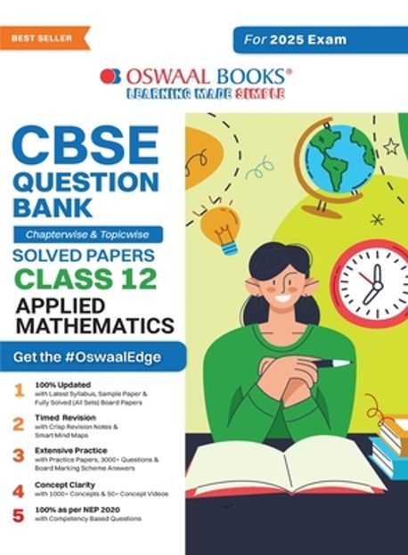 Oswaal CBSE Question Bank Class 12 Applied Mathematics, Chapterwise and ...