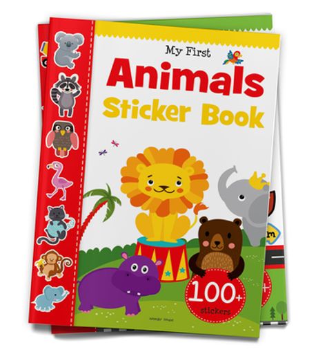 My First Animal Sticker Book: Exciting Sticker Book With 100 Stickers ...