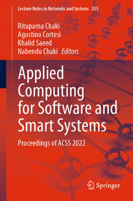 Applied Computing for Software and Smart Systems | Chaki, Rituparna - 교보문고