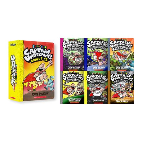 Captain Underpants #7~#12 Box Set (Color Edition) | - 교보문고