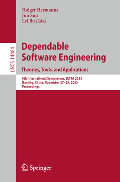 Dependable Software Engineering. Theories, Tools, and Applications | Hermanns, Holger - 교보문고