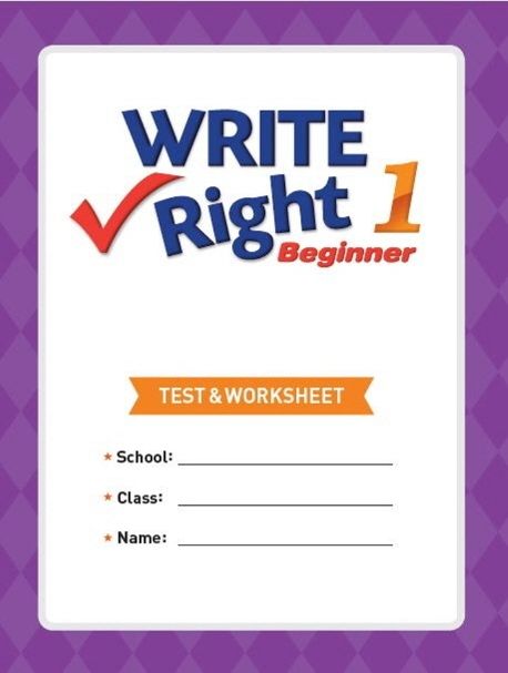 Write Right Beginner 1(Test & Worksheet) | NE Build&Grow - 교보문고