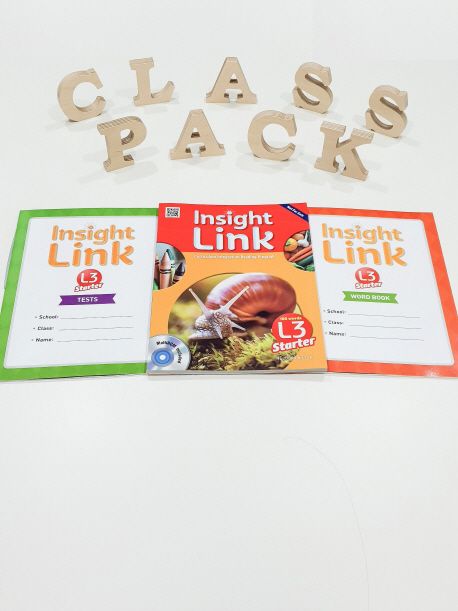 Insight Link Starter 3(Class Pack) (Student Book + Word book + Tests ...