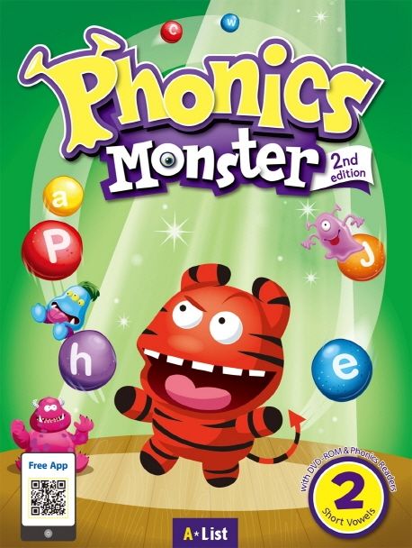 Phonics Monster 2: Short Vowels(Student Book)(with Readers&App) | A ...