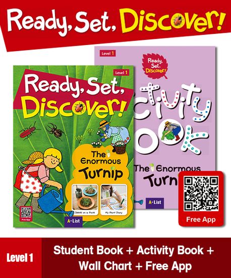 Ready, Set, Discover! Level 1: The Enormous Turnip SB+AB+Wall Chart ...