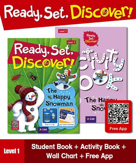 Pack-Ready, Set, Discover! 1: The Happy Snowman SB+WB (with App QR+Wall ...