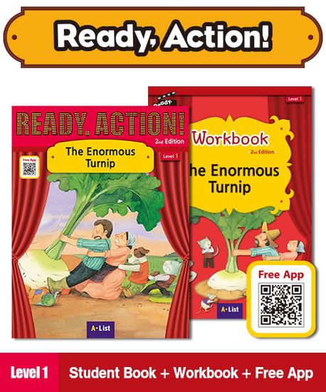 Ready Action 1: The Enormous Turnip SB+WB (with App QR) | A List 편집부 - 교보문고