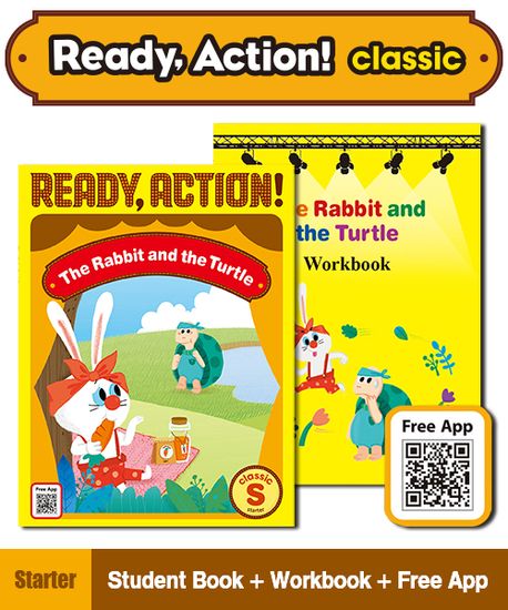 Ready Action Classic Starter: The Rabbit and the Turtle SB+WB (with App ...