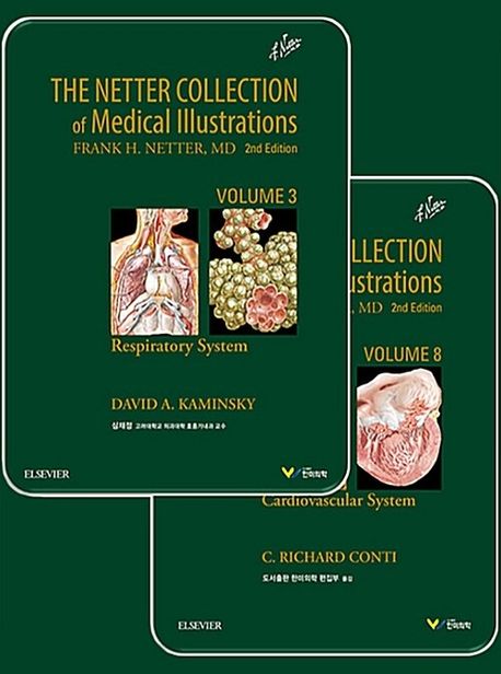 NETTER vol3 호흡,vol8 심혈관계(2권 Set) | David Kaminsky - 교보문고
