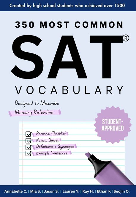 350 Most Common SAT Vocabulary | Annabelle Cho - 교보문고