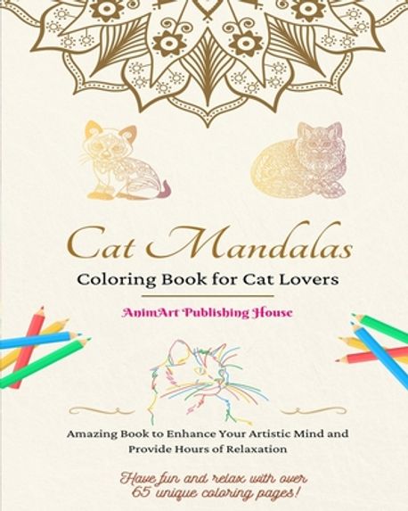 Cat Mandalas Coloring Book for Cat Lovers Unique and Cute Kitty ...