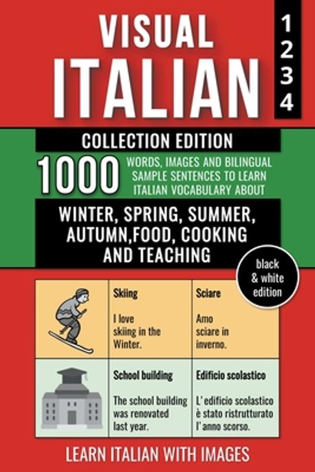 Visual Italian - Collection (B/W Edition) - 1.000 Words, Images and ...