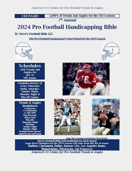 2024 Pro Football Handicapping Bible | Fulton, Steve - 교보문고