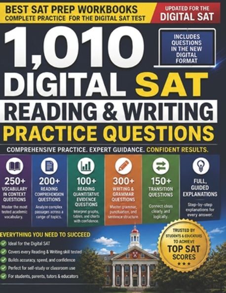 1,010 Digital SAT Reading & Writing Practice Questions | Prep, Simpson ...
