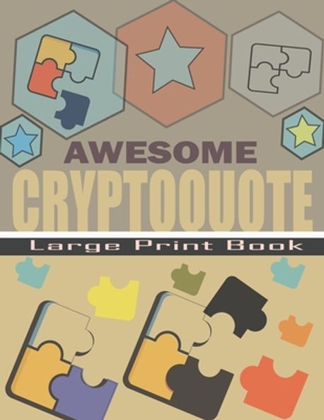 Awesome Cryptoquote Large Print Book | Okeya, Bibi - 교보문고