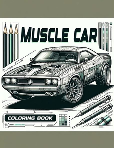 Muscle Car Coloring book | Marsh Art, Victor - 교보문고