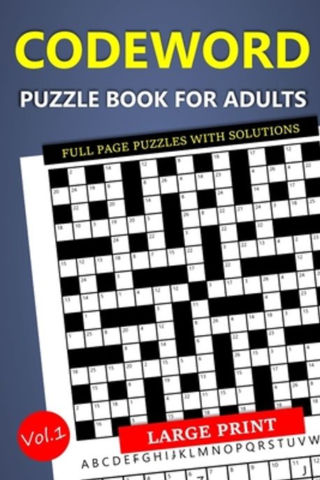 Large Print Codeword Puzzle Book for Adults - Full Page Puzzles with Solutions | Hammond, Oliver ...