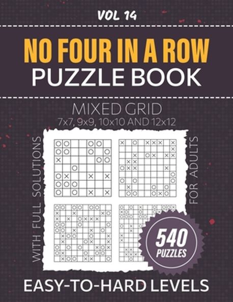 No Four In A Row Puzzle Book For Adults | Tahlia, Suzanna - 교보문고