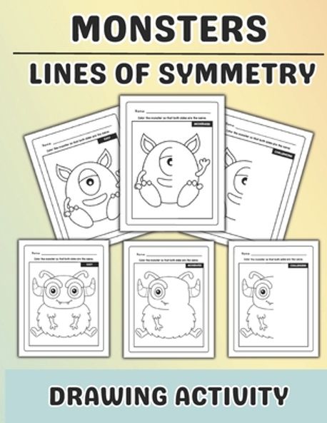 Monsters Lines of Symmetry Drawing Activity | Amy, Christina - 교보문고
