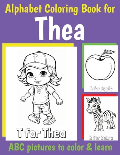 Thea Personalized Coloring Book | Of, My Little Book - 교보문고