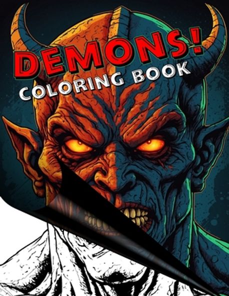 Creepy Coloring Book For Adults - Demons! | Midnight, Demona - 교보문고