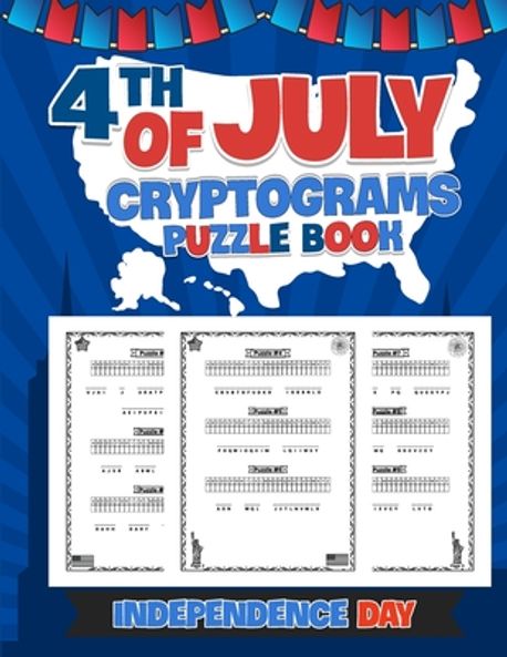 4th of July Cryptograms Puzzle Book | Publications, Tony C. Bartley - 교보문고