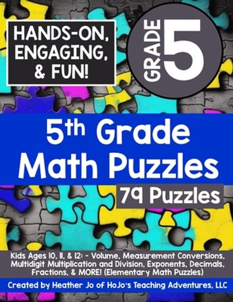 5th Grade Math Puzzles | Jo, Heather - 교보문고