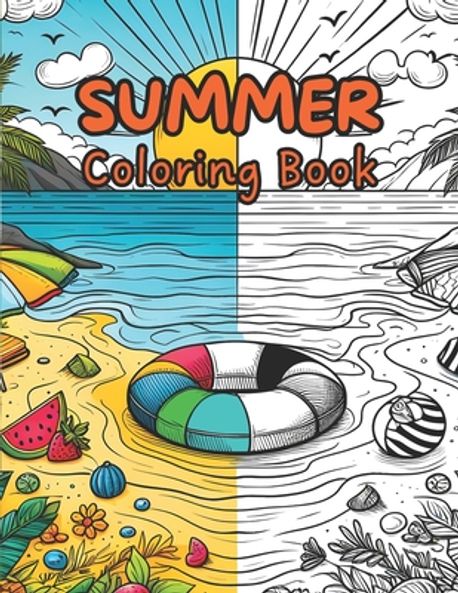 Summer Coloring Book. 55 Unique Designs | Designs, Nc - 교보문고