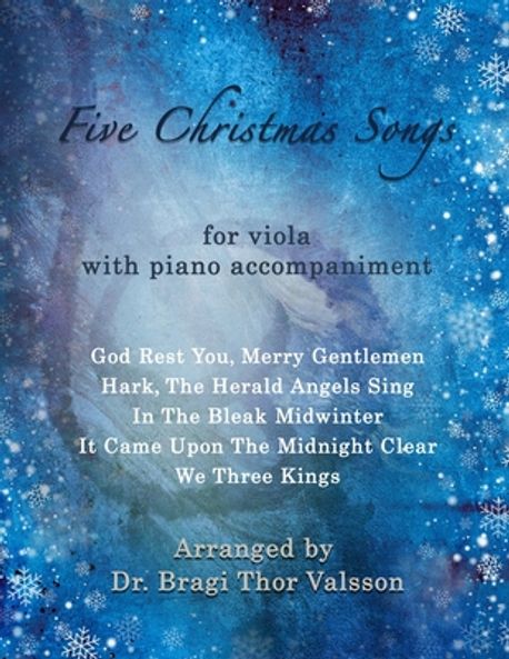 Five Christmas Songs - Viola with Piano accompaniment | Valsson, Bragi ...