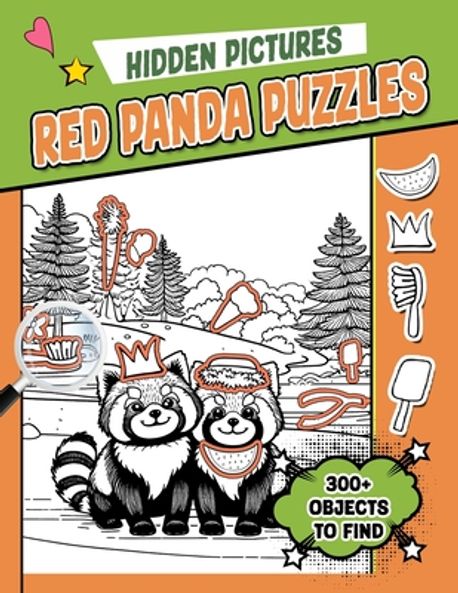 Red Panda Puzzles Hidden Pictures | Occult, Hidess - 교보문고