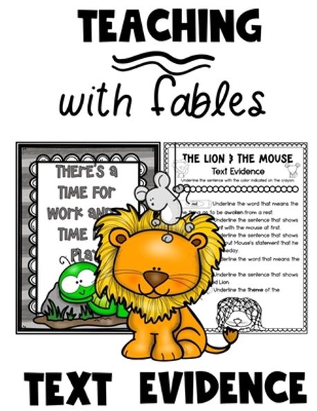 Teaching Text Evidence With Fables | MacKenzie, Stephanie Ann - 교보문고
